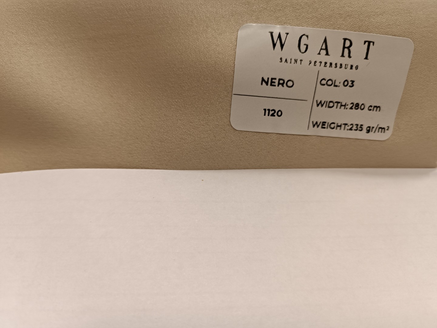 Ткань Nero 03 WGART купить в Москве, цена