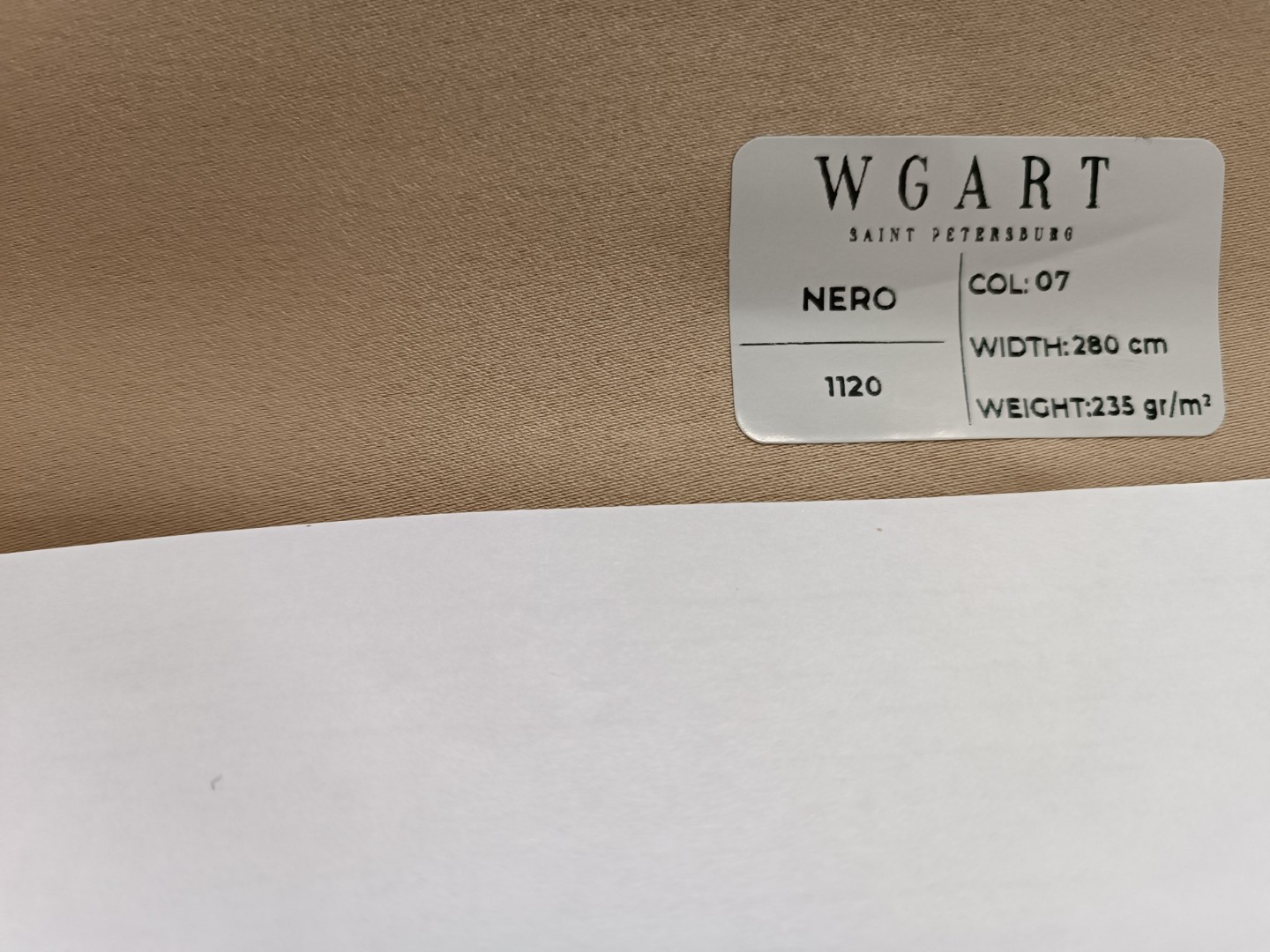 Ткань Nero 07 WGART купить в Москве, цена