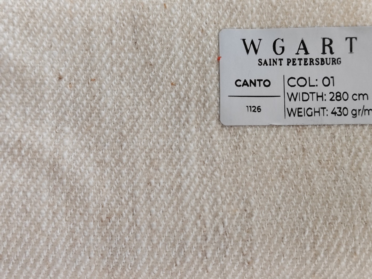 Ткань Canto 01 WGART купить в Москве, цена