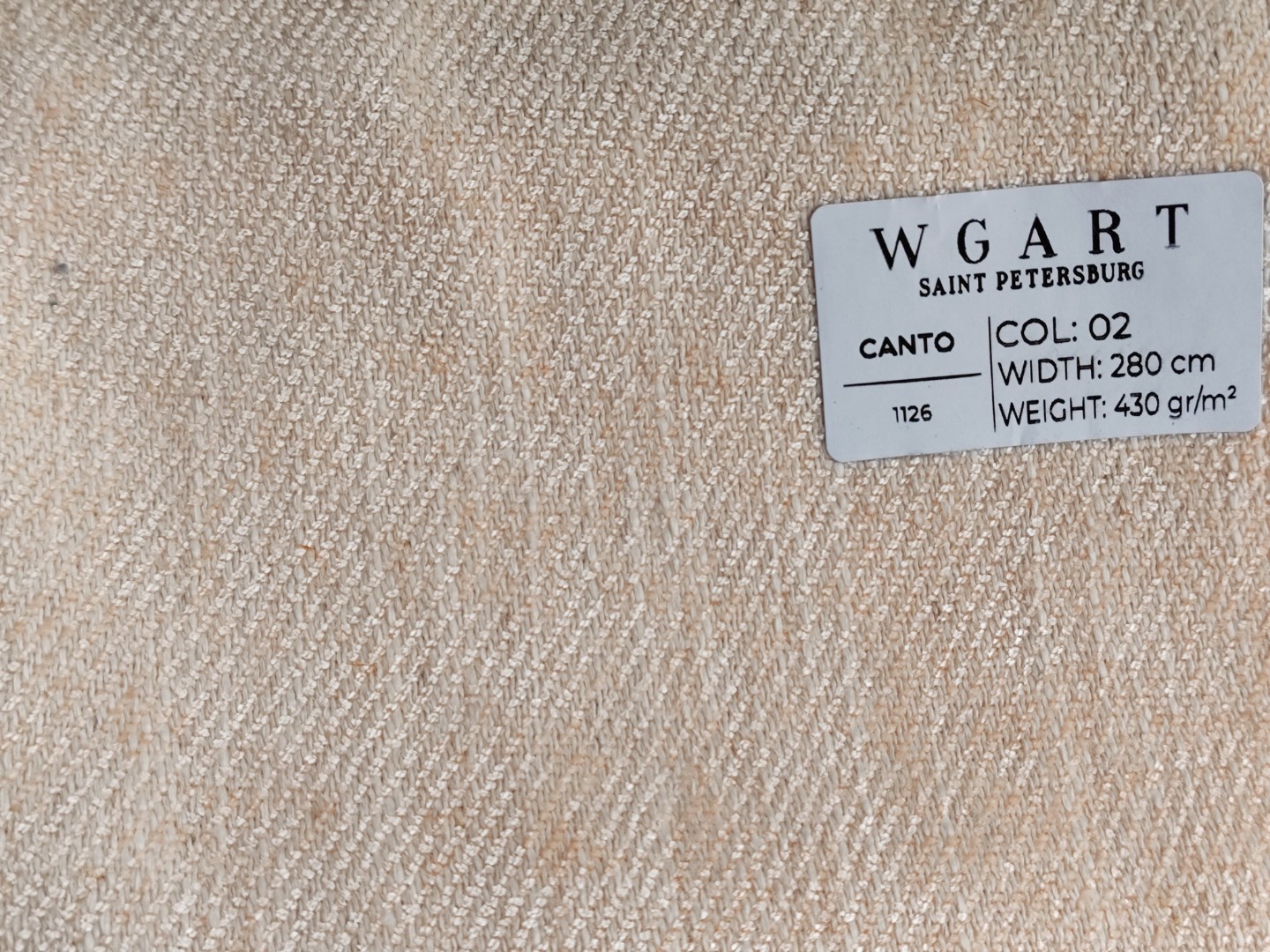Ткань Canto 02 WGART купить в Москве, цена