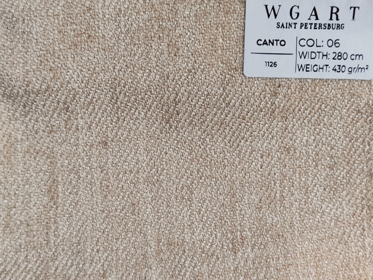 Ткань Canto 06 WGART купить в Москве, цена