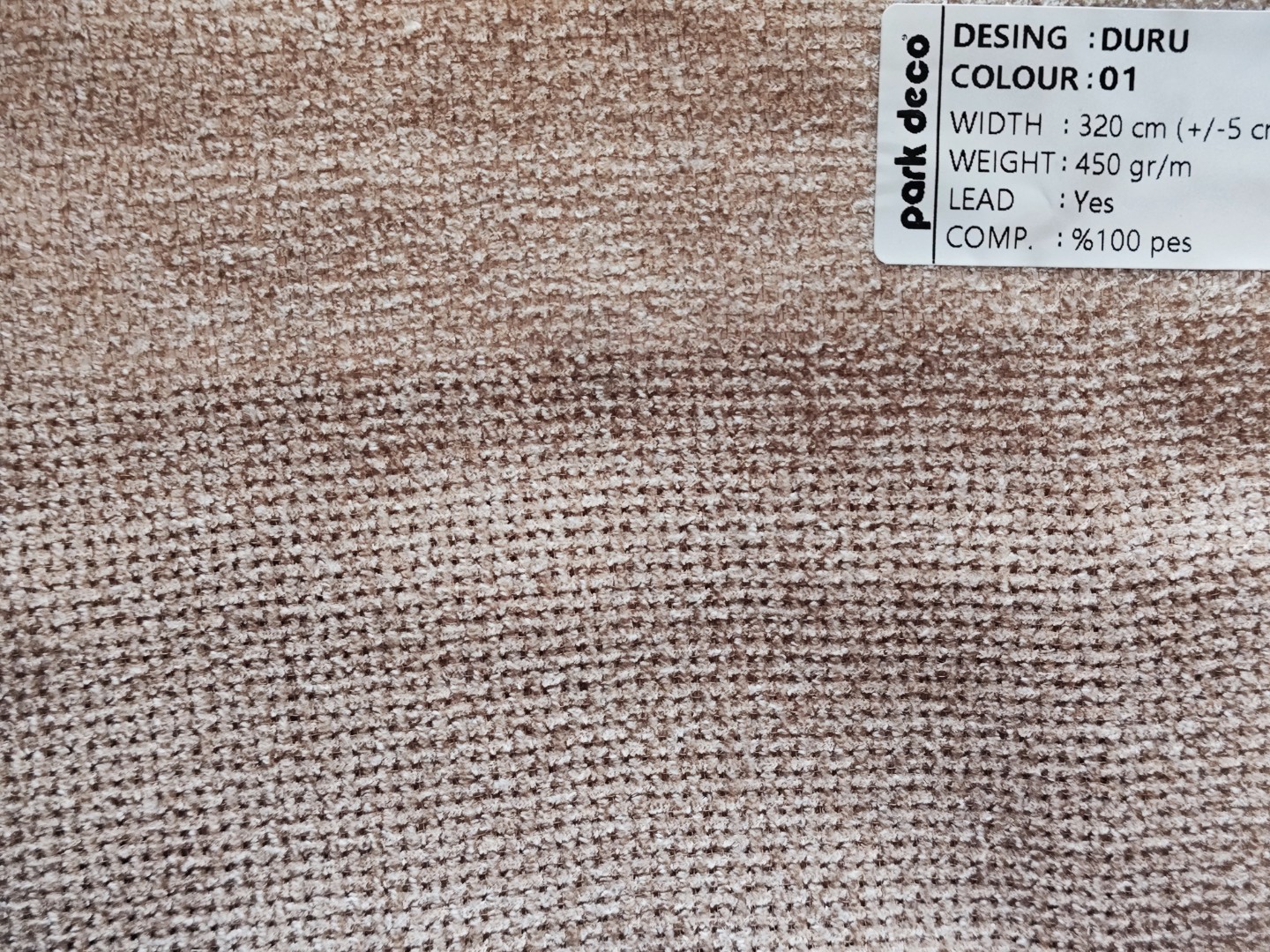 Ткань Duru 01 Park Deco купить в Москве, цена