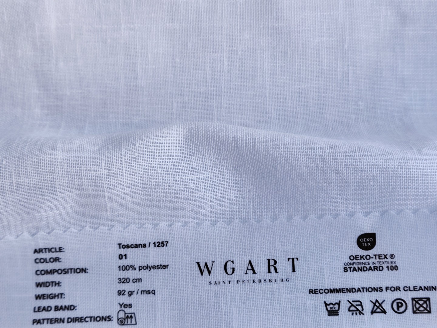 Ткань Toscana 01 WGART купить в Москве, цена